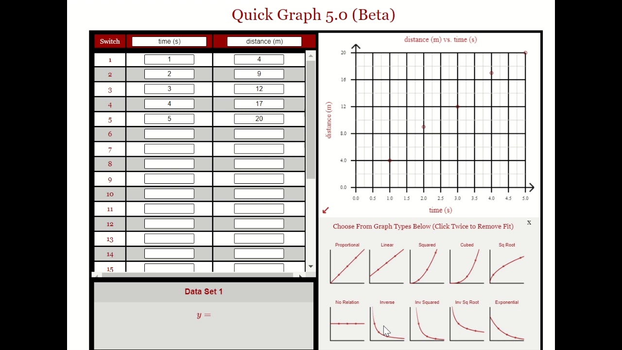 Quick Graph 5 Tutorial