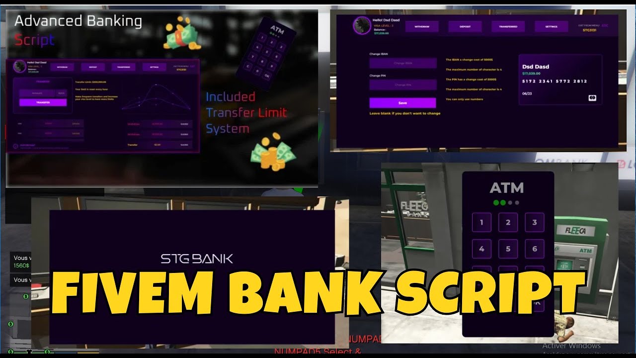 fivem bank script | FiveM Scripting | FiveM Store | GTA V