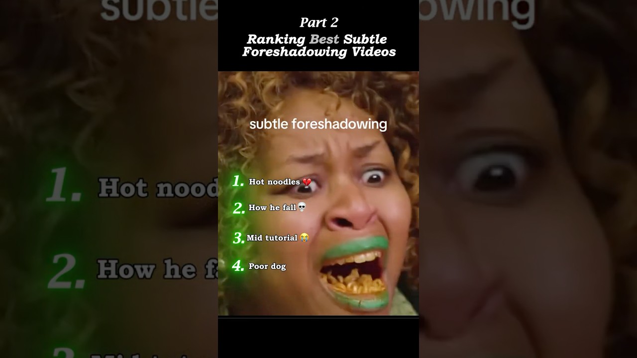 Ranking Best Subtle Foreshadowing Videos Part 2😭#subtleforeshadowing #shorts #ranking #tiktok
