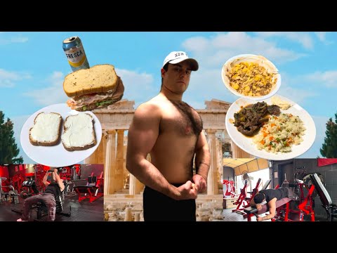 How I Train & Eat for a Greek God Physique | Full Body Workout + Full Day of Eating