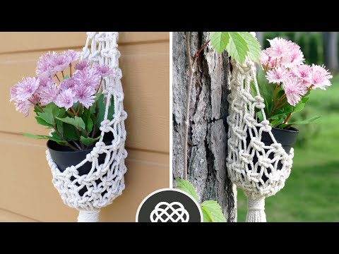EASY PLANT HANGER BASKET | DIY POT HOLDER | HANGING PLANTER