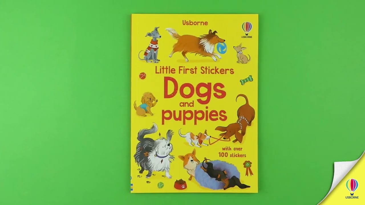 Little First Stickers Dogs and Puppies | Usborne | Be Curious