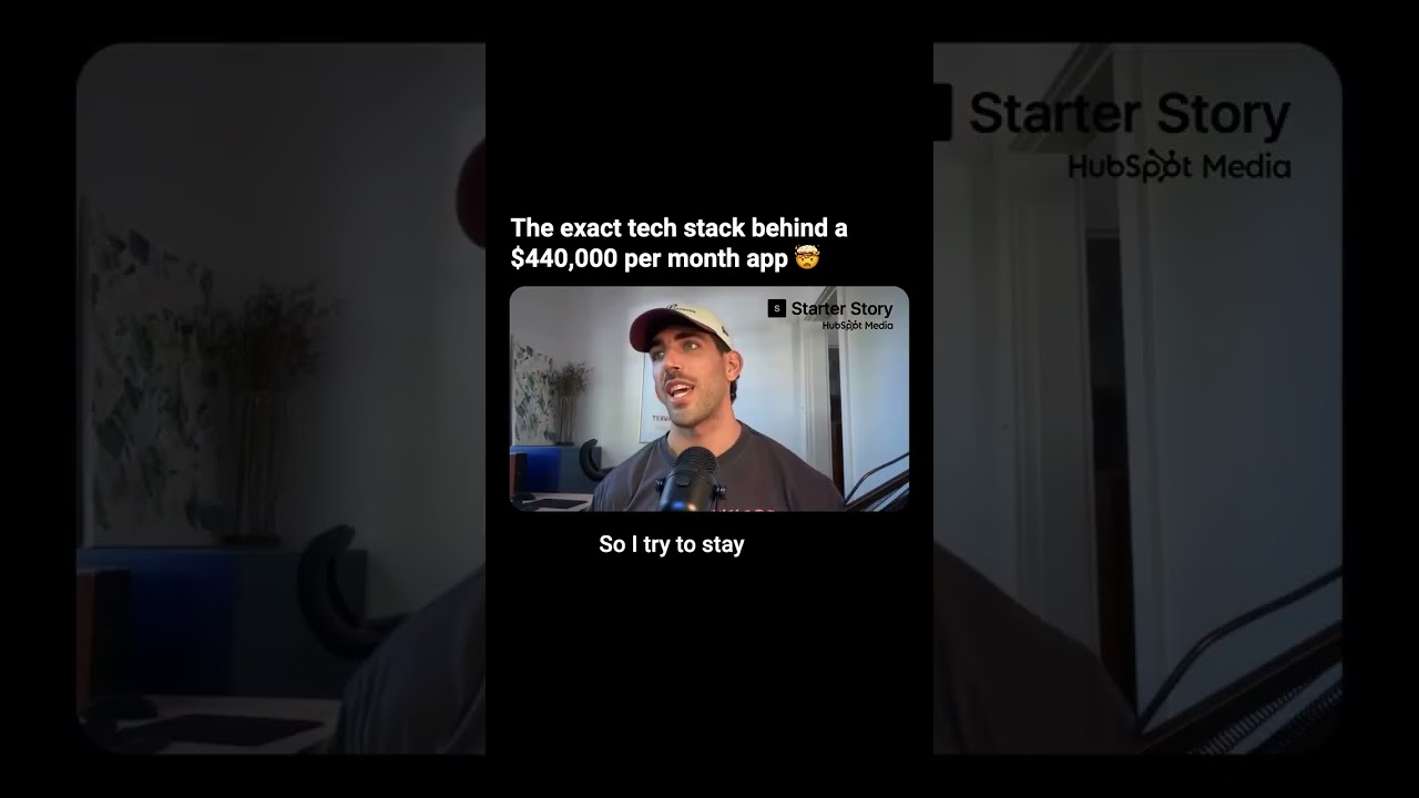 The exact tech stack behind a $440,000 per month app