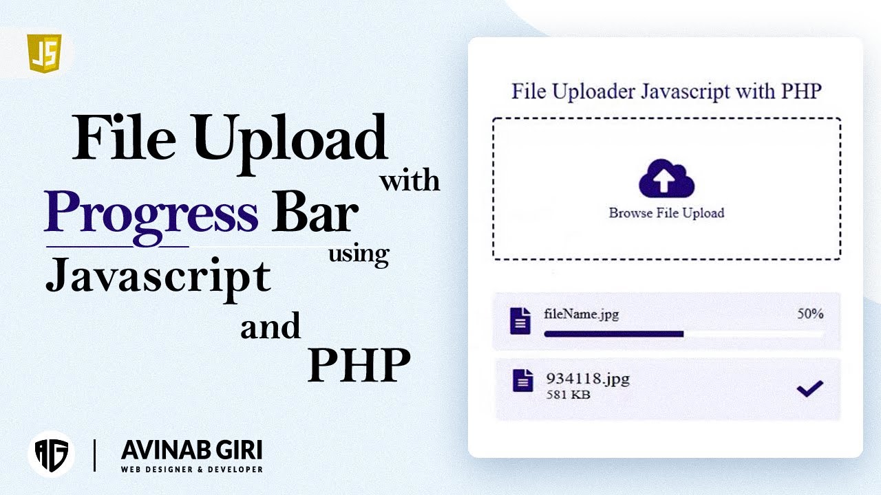Image Upload with progress bar JavaScript with PHP