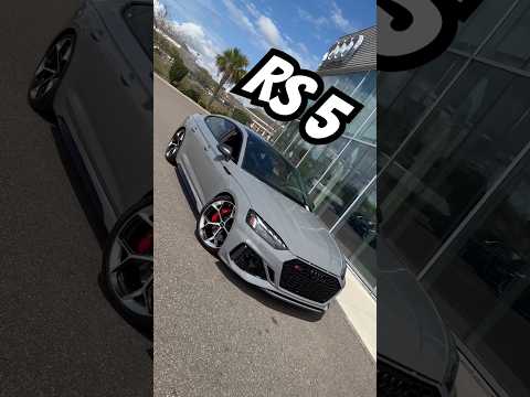 2024 Audi RS 5 Sportback in Nardo Gray 🦾 #audi #audirs5 #rs5 #audis #sedans #audicar #audicarlover