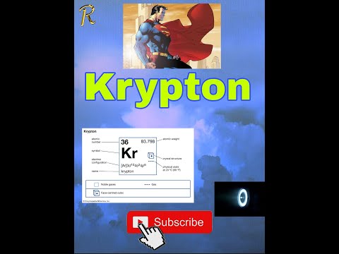 Krypton-36th Element in Periodic Table.