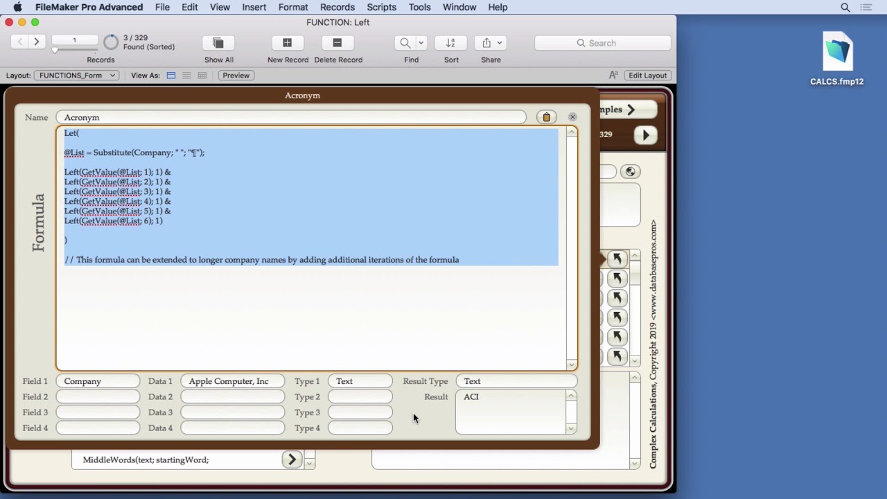 Complex Calculations Solution