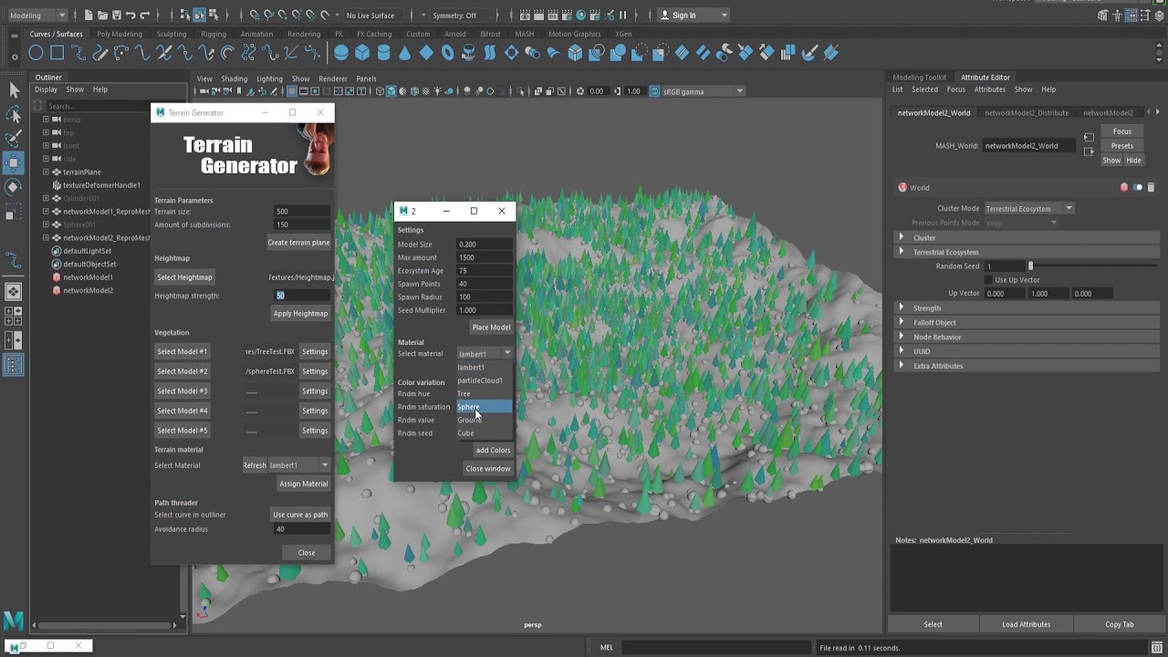 Terrain Generator Script - RubenVE