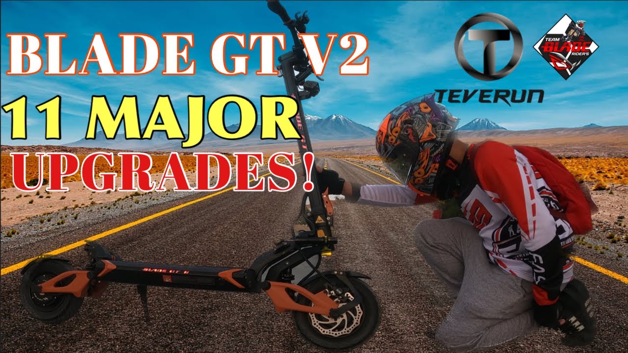 TEVERUN BLADE GT II: 85km/h Speed, 4900W Power Scooter
