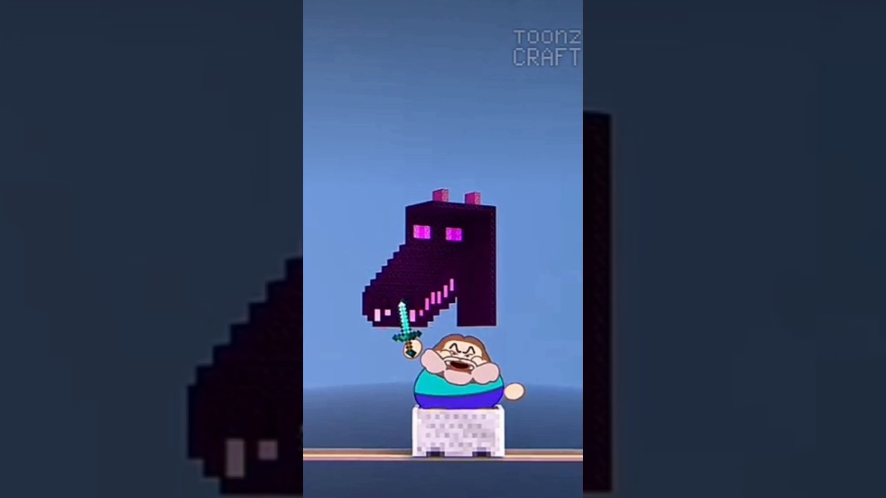 This impossible Ender Dragon Illusion Break Your Brain! (Minecraft Animation)