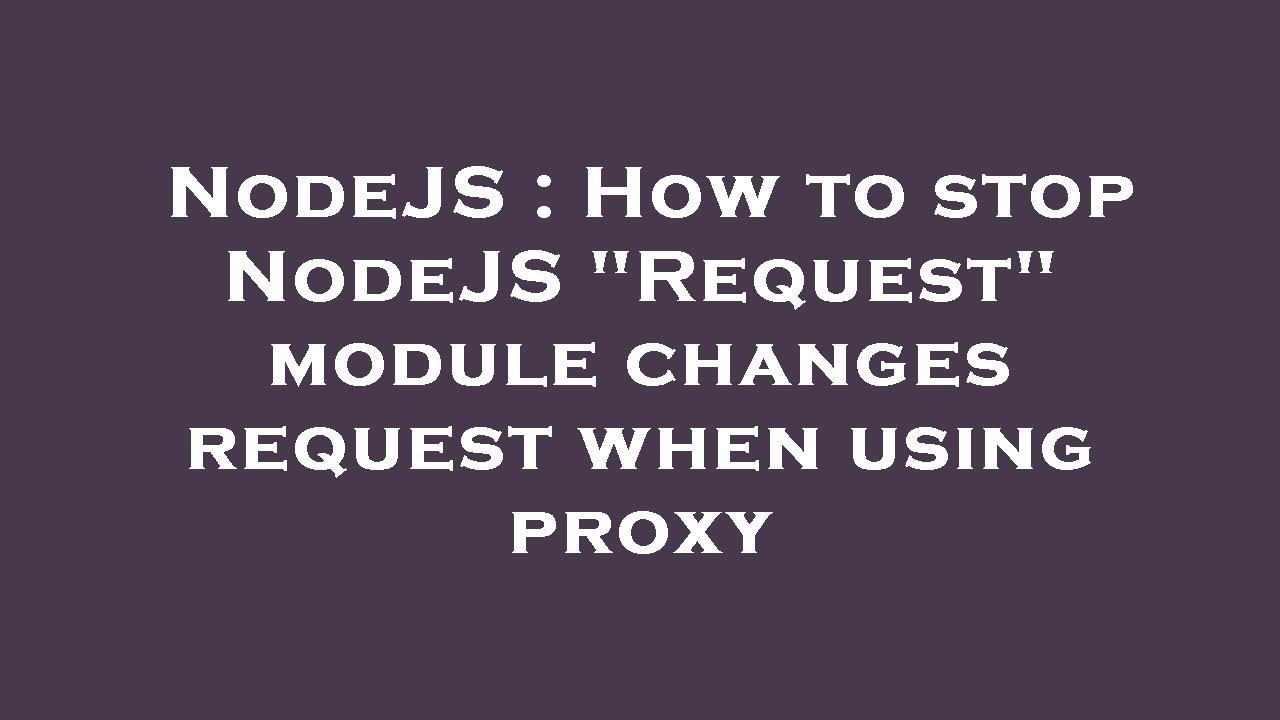 NodeJS : How to stop NodeJS 