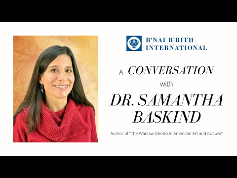 Dr. Samantha Baskind joins CEO Dan Mariaschin to talk about the ...