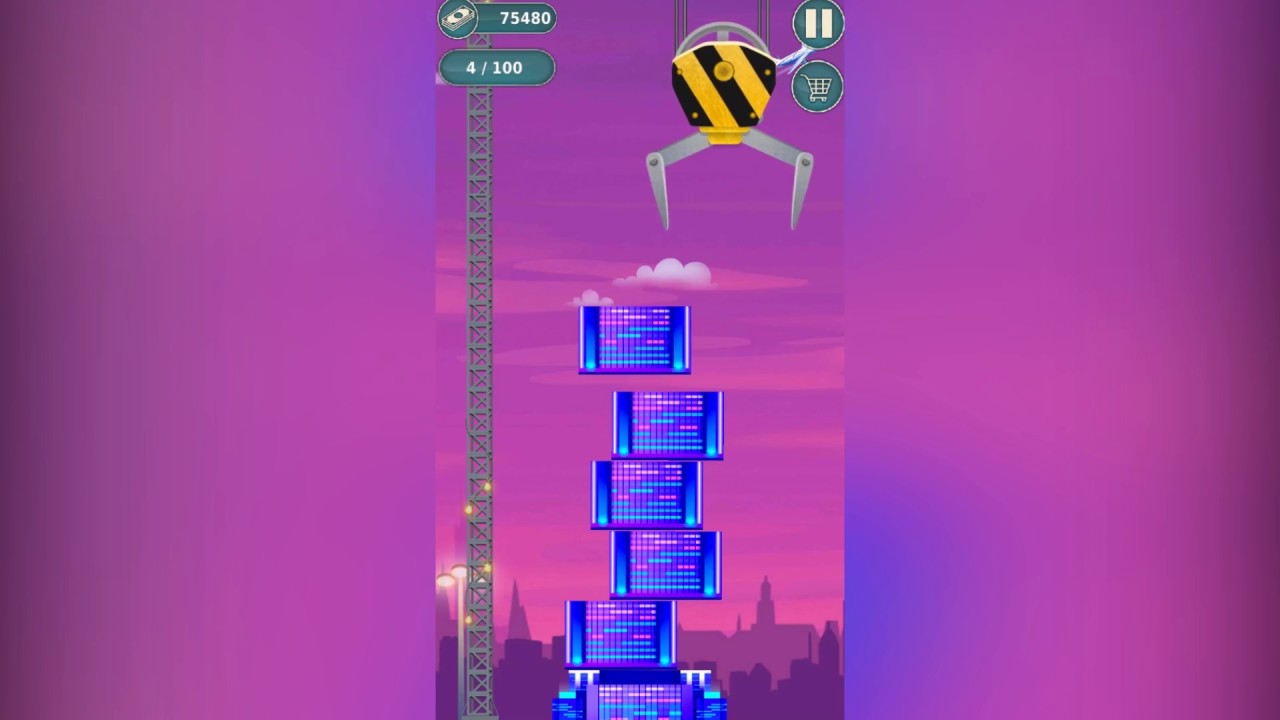 Stack Blocky Tower HD Gameplay Android/IOS