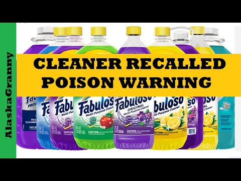 Fabuloso Recall Fabuloso MultiPurpose Cleaner Recalled...Poison Warning