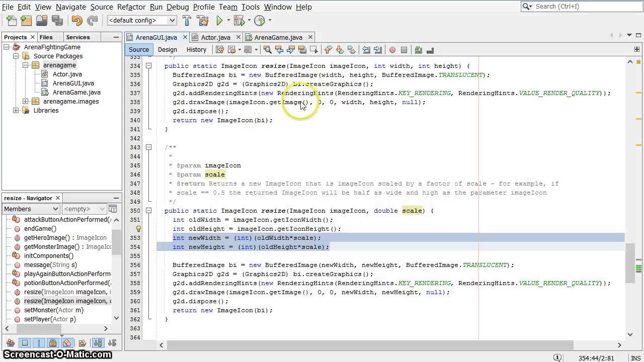 Resizing ImageIcons in Java
