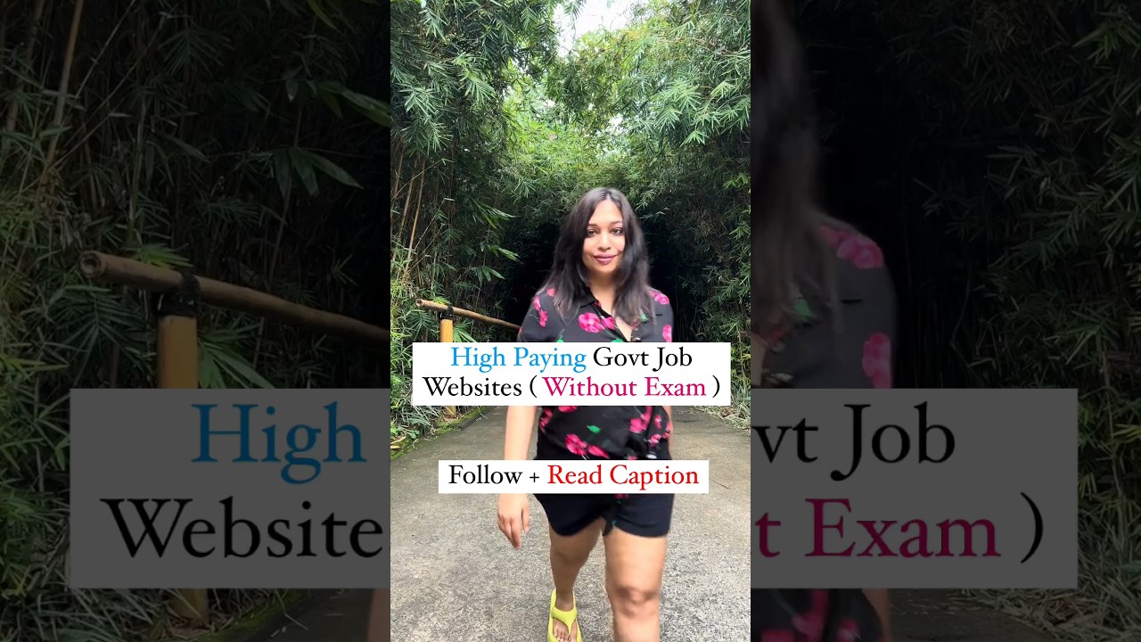 High Paying Govt Job Website( Without Exam)