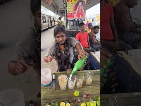 Indian Lady Sells Fresh Lemon Soda - Indian Street Food