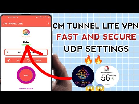How To Setup CM Tunnel lite VPN with all Country UDP Settings For Secure Browsing