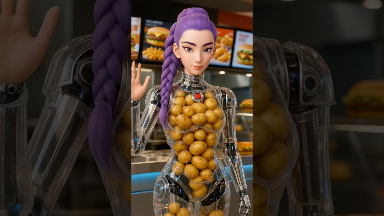 Rumi Chips Robot - Kpop Demon Hunters #golden #huntrix