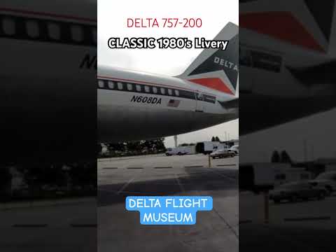Delta B757 At The Delta Flight Museum ATL!
