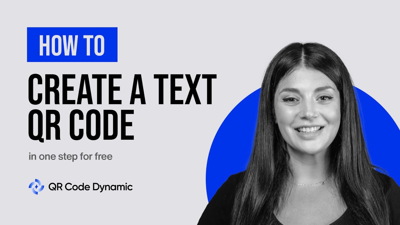 How to Create a Text QR Code in ONE STEP for Free