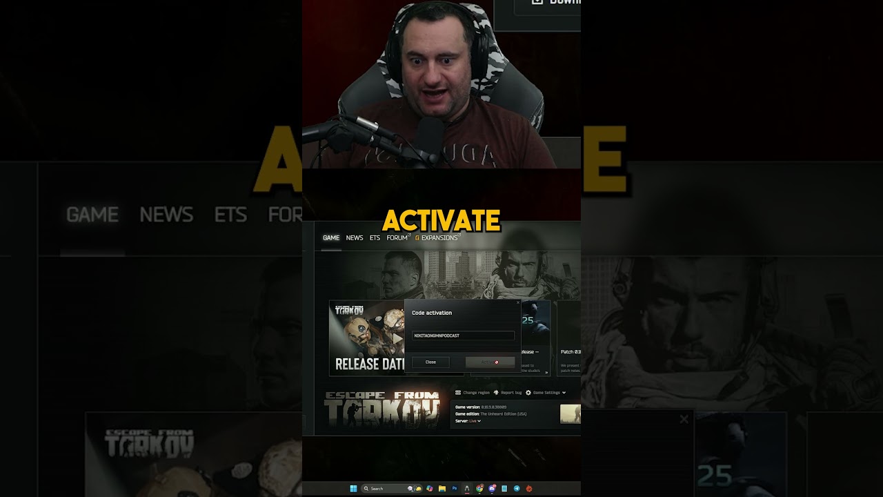 KODE Baru Dari Nikita - NIKITAONGMNPODCAST #gaming #tarkov #code #eft #rewards