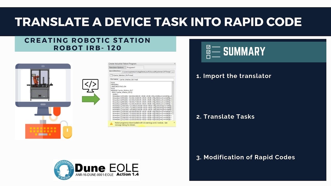 ROBOT PROGRAMMING in DELMIA 3DEXPERIENCE