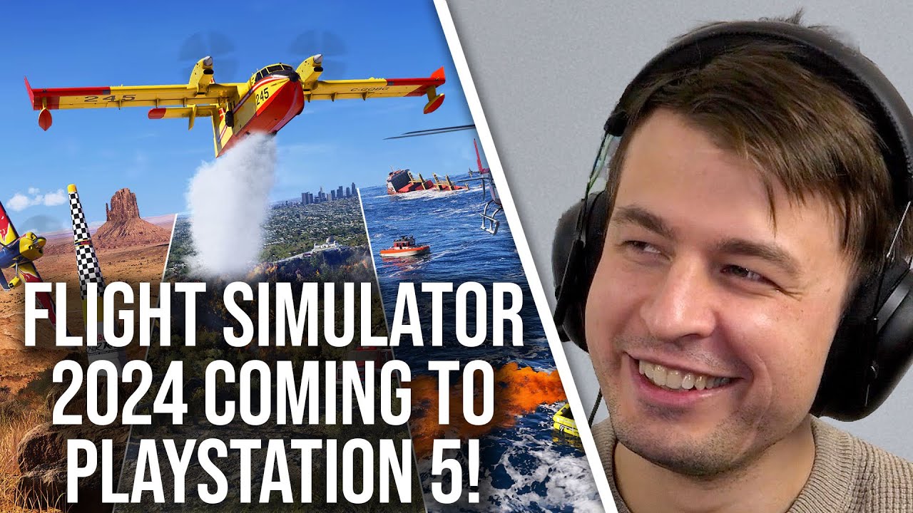 Flight Simulator 2024 PS5 Pro Trailer Analysis - Reaction, Pixel Counts + More