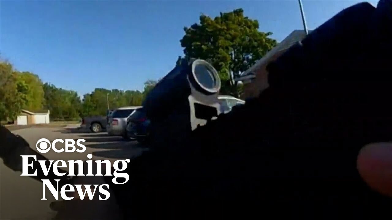 Bodycam video shows police running toward gunfire at Michigan church