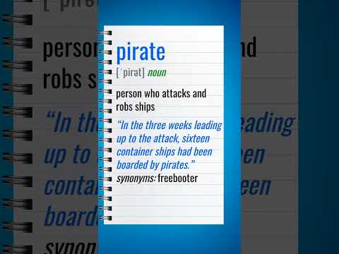 PIRATE (C1 Advanced) Learn English Vocabulary