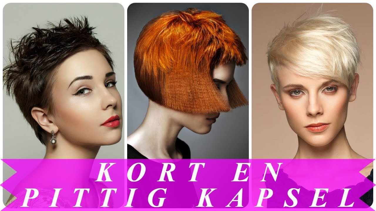Leuke korte pittige dameskapsels 2018
