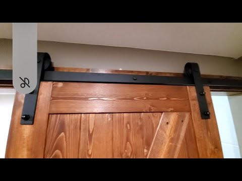 barn door hardware (quick tutorial)
