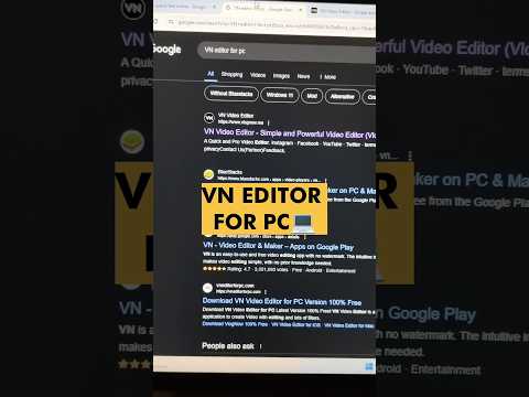 How to Use VN Editor Software on PC Like a Pro #shorts #vnvideoeditor