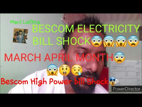 BESCOM ELECTRICITY BILL MORE HIGH CHARGES || HOW TO CALCULATE BESCOM CURRENT BILL MARCH APRIL 😨😈😱