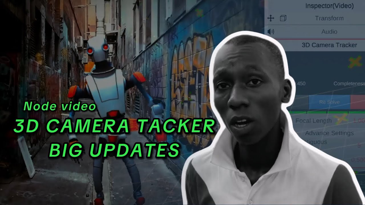 3D Camera Tracking Node video Tutorial
