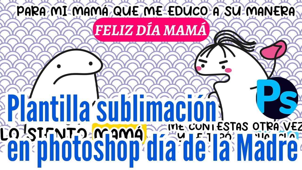 🥰Aprendamos a crear una plantilla del día de la madre para regalar o sublimar con flork.