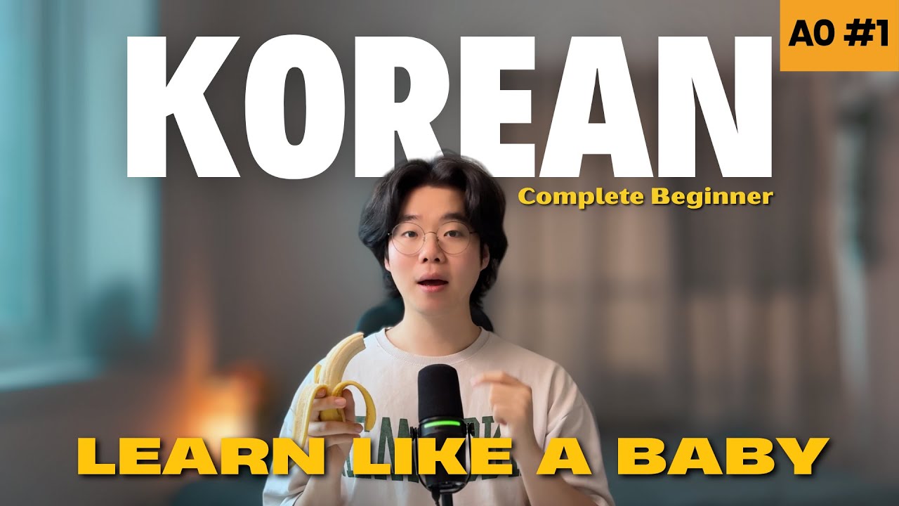 Learn Korean Like a Baby | A0 #1 Basic Expressions (Comprehensible Input)