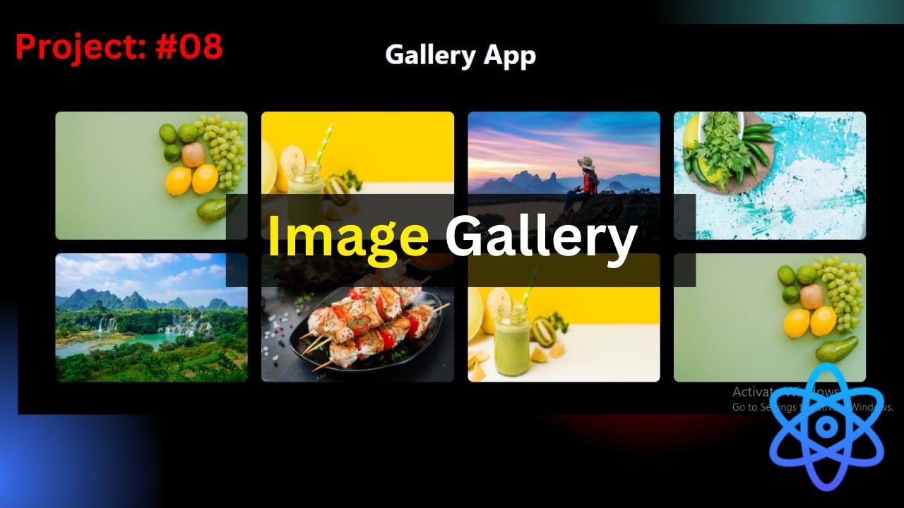 Project #08: Build Image Gallery Using React JS