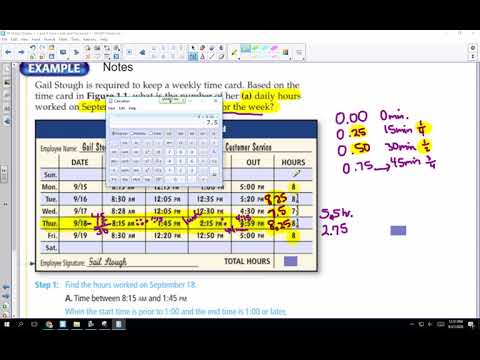 FA 1.3 Weekly Time Cards