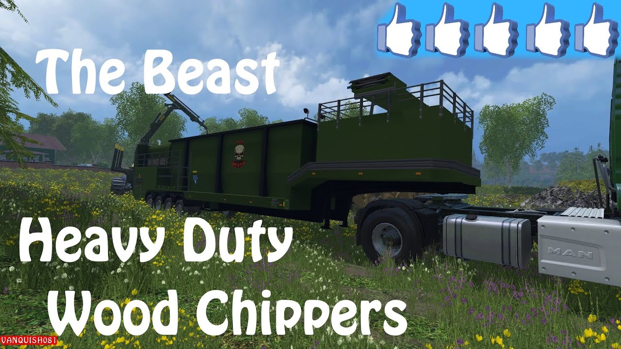 The Beast Heavy Duty Wood Chippers v 1.1 - FS 15