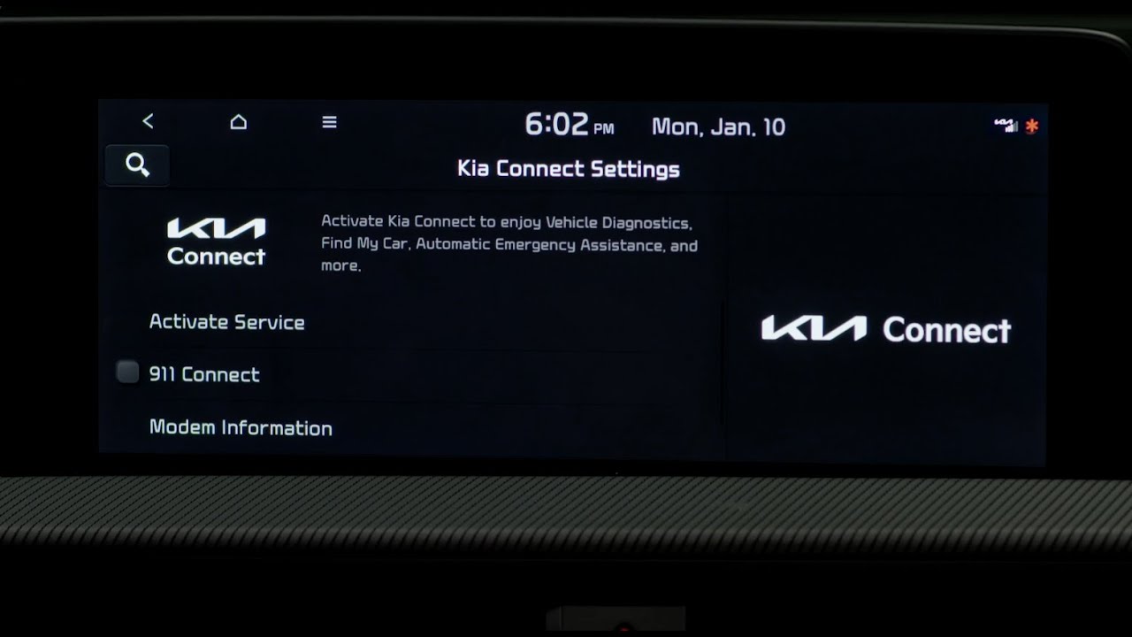 Kia Connect Activation