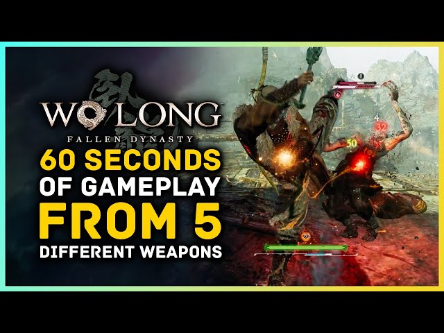 All weapon categories in Wo Long: Fallen Dynasty