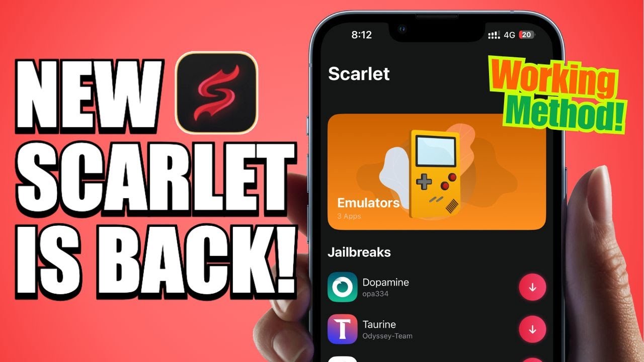 NEW Scarlet iOS | How to Install IPA Files on iPhone (No Computer)