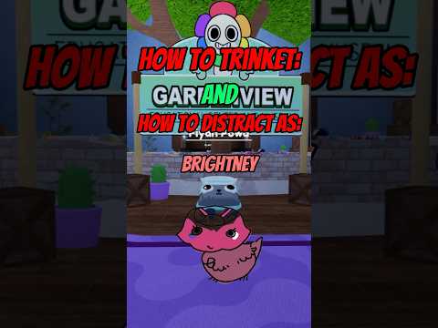 How to Trinket and How to Distract as Brightney #roblox #dandysworld