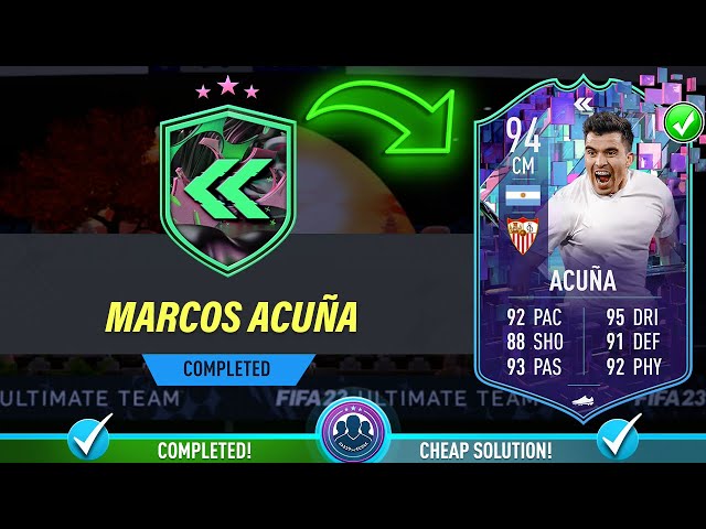 FIFA 23 Marcos Acuna Flashback SBC: How to unlock, expected costs, and more