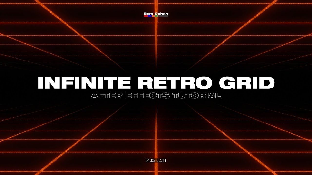 Retro Sci-Fi 3D Grid | After Effects Tutorial