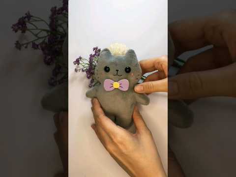 Let's make a cat plush #plushie #sewingtutorial #diy