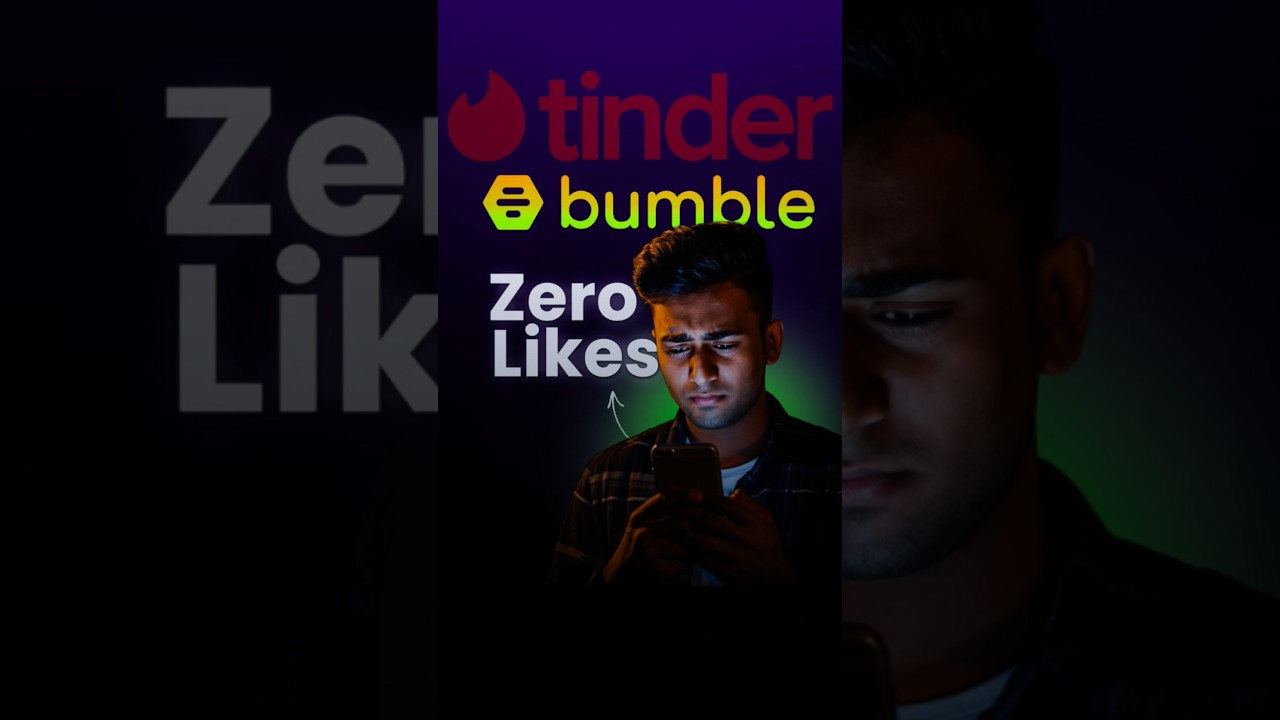 Why You Aren't Getting Matches on Bumble Tinder or Hinge- The Dark Psychological Trick Behind It! 💔😥