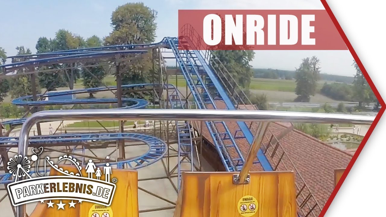 Spinning Coaster "Viking Roller Coaster" in Energylandia im Mitfahr ...
