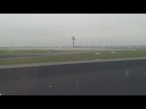 Berlin Schoenefeld airport (SXF). Final approaching and landing.